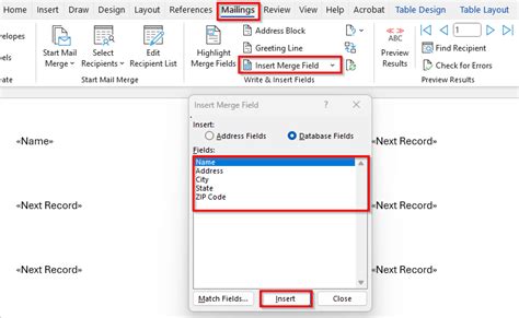 How To Mail Merge Labels From Excel To Word With Easy Steps Excel Insider