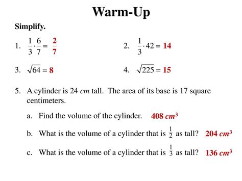 Lesson 47 Core Focus On Geometry Volume Of Cones Ppt Download Db Excel Com