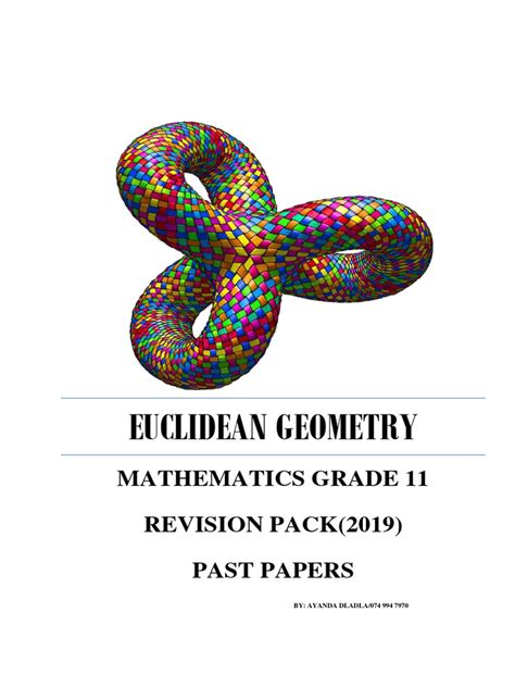 2019 Grade 11 Euclidean Geometry Pdf Geometry Mathematics