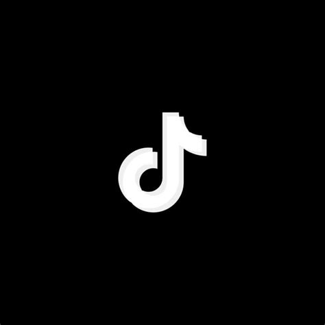 Black Aesthetic Tik Tok App Icon For Ios14 Fondos De Pantalla Para Ipad Diseño De Iconos De