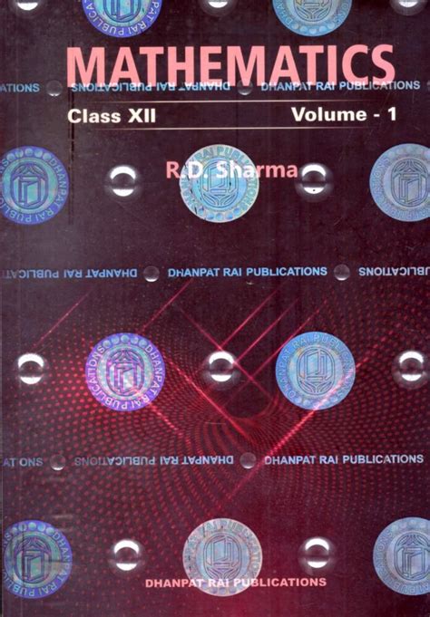 Raajkart Dhanpat Rai MCQs In Mathematics For Class Volume R D Sharma Buy Books
