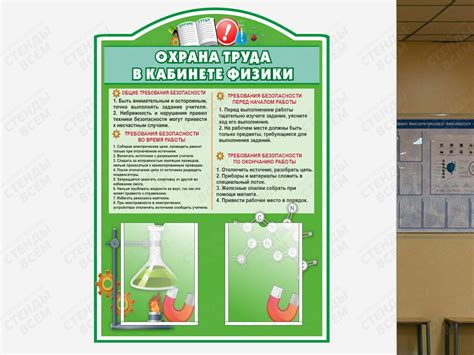 Охрана труда в кабинете физики