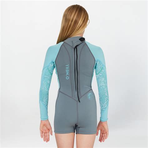 Oneill Girls Bahia Bz Ls Mid Spring 2mm Tidepool Whangamata Surf Shop