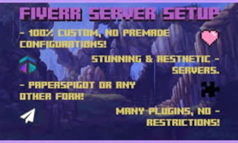 Make You A Server Setup With Cool Plugins By Fahadhassan583 Fiverr
