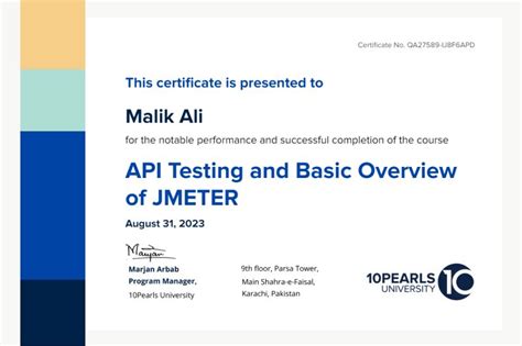 Malik Ali On Linkedin Jmeter Apitesting Postmanapi Postman 10pearls 10pearluniversity