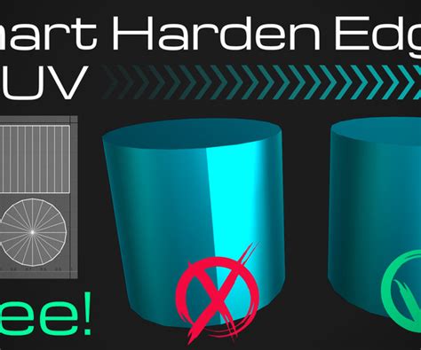 Artstation Smart Harden Edges By Uv Maya Script Resources