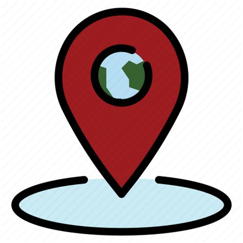 location map navigation pin pointer icon