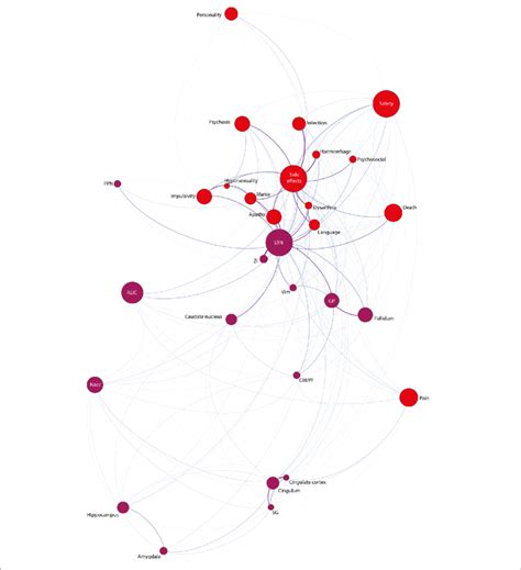 Network Analysis For The Issues Negative Effects Red Nodes And Download Scientific Diagram
