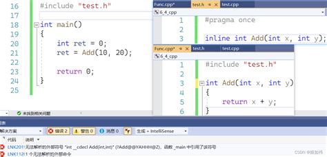 21天学会c：day6 内联函数