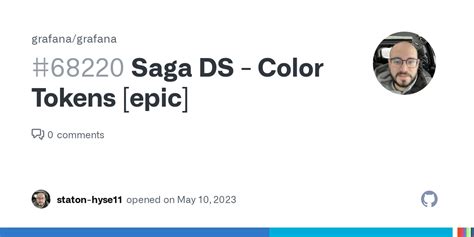 Saga Ds Color Tokens Epic · Issue 68220 · Grafanagrafana · Github