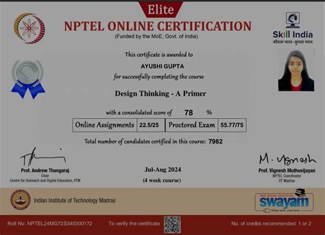 Designthinking Fashiondesign Continuouslearning Nptel Ayushi Gupta