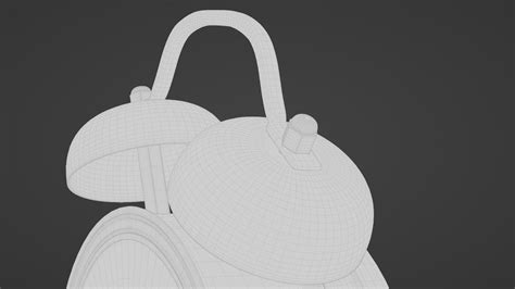 Old Alarm Clock 3d Model Superhive Formerly Blender Market