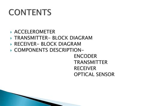 Accelerometer Based Robot Pptx