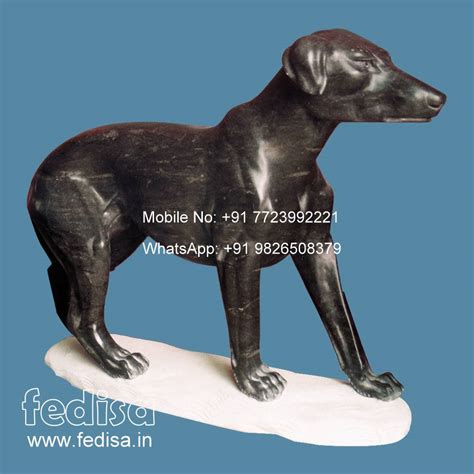 Stone Dog Statues Cow Lawn Ornament Dog Sculpture