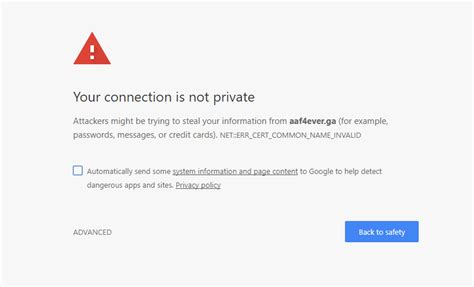 Wordpress Parked Domain Gives Me Ssl Errors Stack Overflow