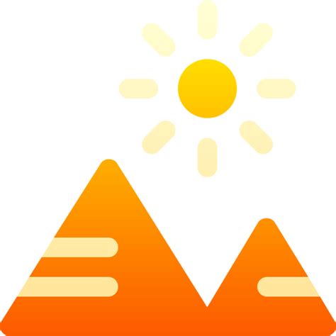 Pyramid Basic Gradient Gradient Icon