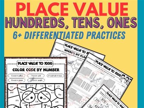 Place Value Hundreds Tens And Ones Worksheets Up To 1000