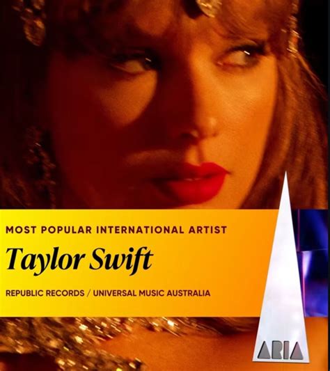 Taylor Swifts Vault Taylor Swift Has Been Nominated For “most