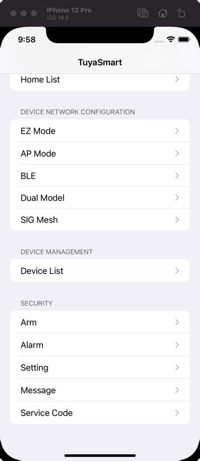 Fast Integration With Smart Protect App Sdk For Ios Iot App Sdk Tuya Developer