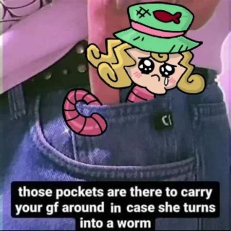 Worm Girl Pocket R Sympatheticmonsters