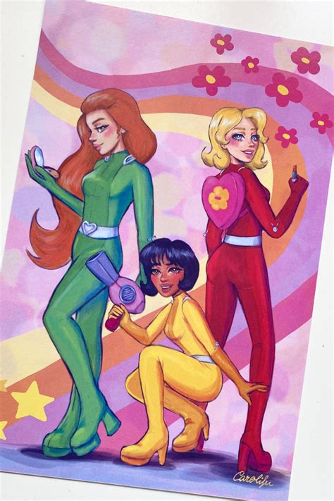 Totally Spies Print A5 A4 Etsy Totally Spies Spy Fan Art