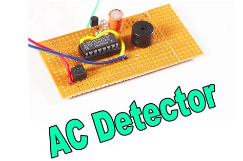 Ac Detector Circuit With Awesome Application 6 Steps With Pictures