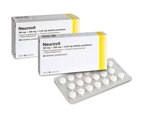 Neurovit 100mg 200mg 0 2mg 20 Tabl Łódź Kup Teraz Na Allegro Lokalnie