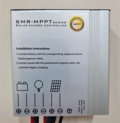 A Waterproof MPPT Solar Controller With Clips Connectors All
