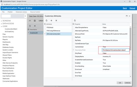 Can T Change Combine DiscriptionField Of Selector Stock Item Community