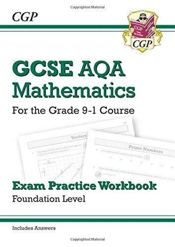 Gcse Maths Aqa Exam Practice Workbook Foundation Includes Cgp Books £3 73 Picclick Uk