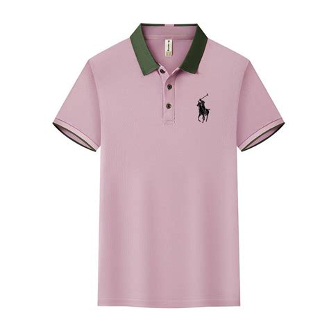 Поло Polo Ralph Lauren, размер 52, цвет светло-розовый, 80%-90 ...
