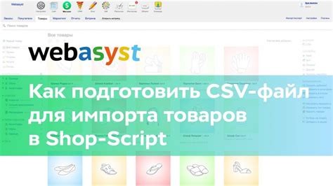 Webasyst Как подготовить Csv файл для импорта товаров в Shop Script видео Интернет Порталы
