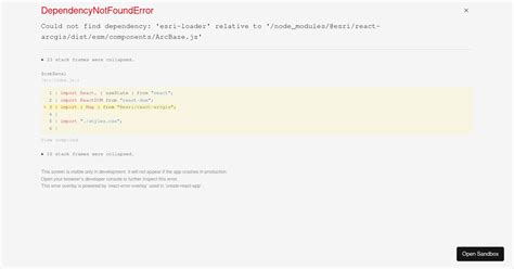 React Arcgis Control The Map Codesandbox