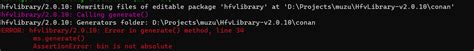 Msgenerate S Error For Assertionerror Bin Is Not Absolute · Issue 14700 · Conan Ioconan