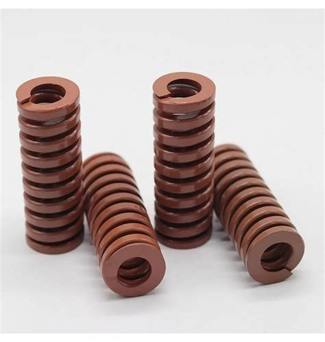 압축스프링 판스프링 자전거 서스펜션 튜닝 무거운 하중 다이 몰드 스프링 갈색 압축 외경 8 10 12 14 티몬