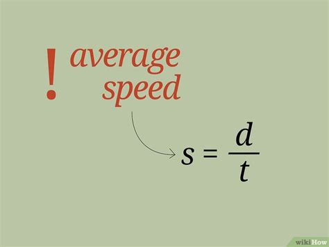 How To Calculate Speed Equations Examples