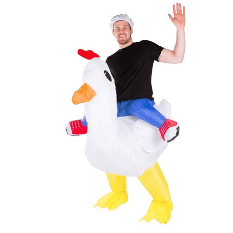 Inflatable Giant Chicken Costume For Adults Party Expert