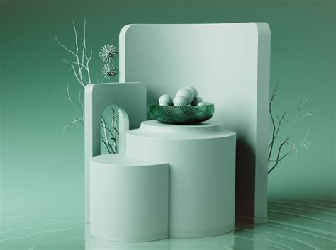 3d scene modeling by best design maker on dribbble