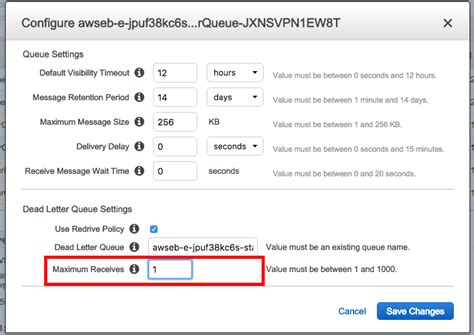 Amazon Sqs How To Control The Number Of Retries Stack Overflow