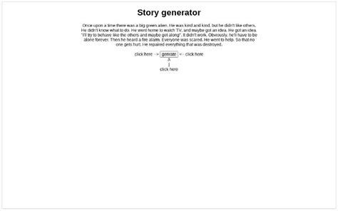 story generator