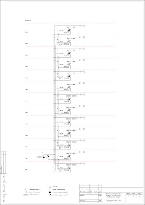 Проект системы оповещения здания учебного корпуса Готовые проекты и чертежи