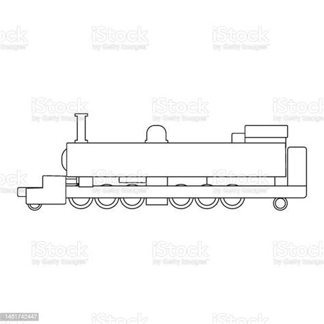 증기 기관차 아이콘 벡터에 대한 스톡 벡터 아트 및 기타 이미지 벡터 엔진 외형선 Istock