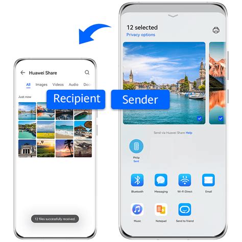 Share Files Between Phones With Huawei Share Huawei Support South Africa