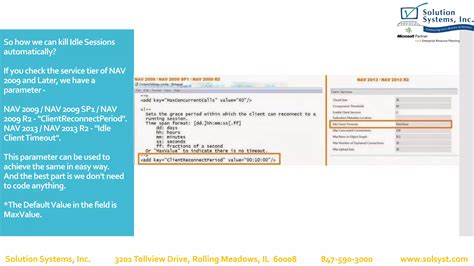 Nav Three Tier Auto Kill Idle Session Ppt