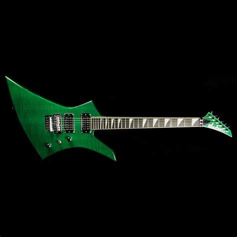 Used 2007 Jackson Usa Select Series Kelly Electric Guitar Trans Green