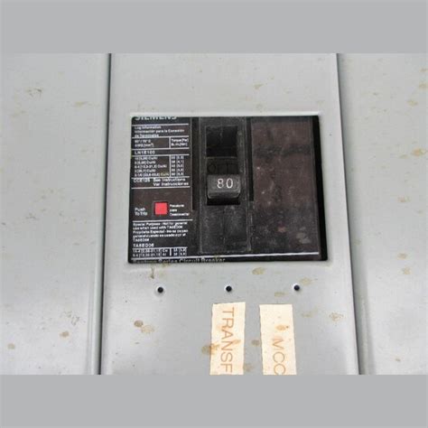 Siemens 400 Amp Distribution Panel