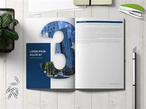 Rapport Report Layout Behance