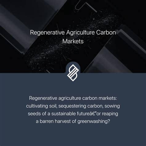 Regenerative Agriculture Carbon Markets → Scenario