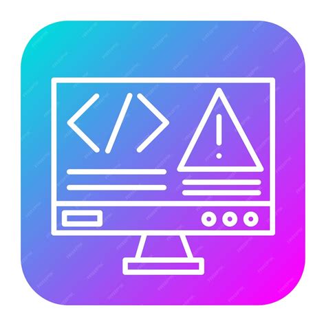 Premium Vector Code Error Vector Icon Can Be Used For Coding And Development Iconset