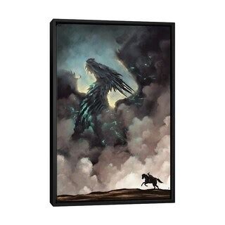 Icanvas Storm Chaser By Danielle English Framed Canvas Print Bed